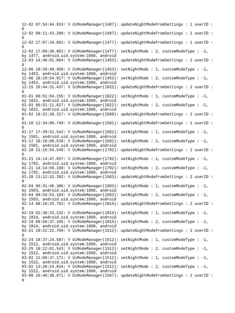 Dark Mode Log1 | PDF