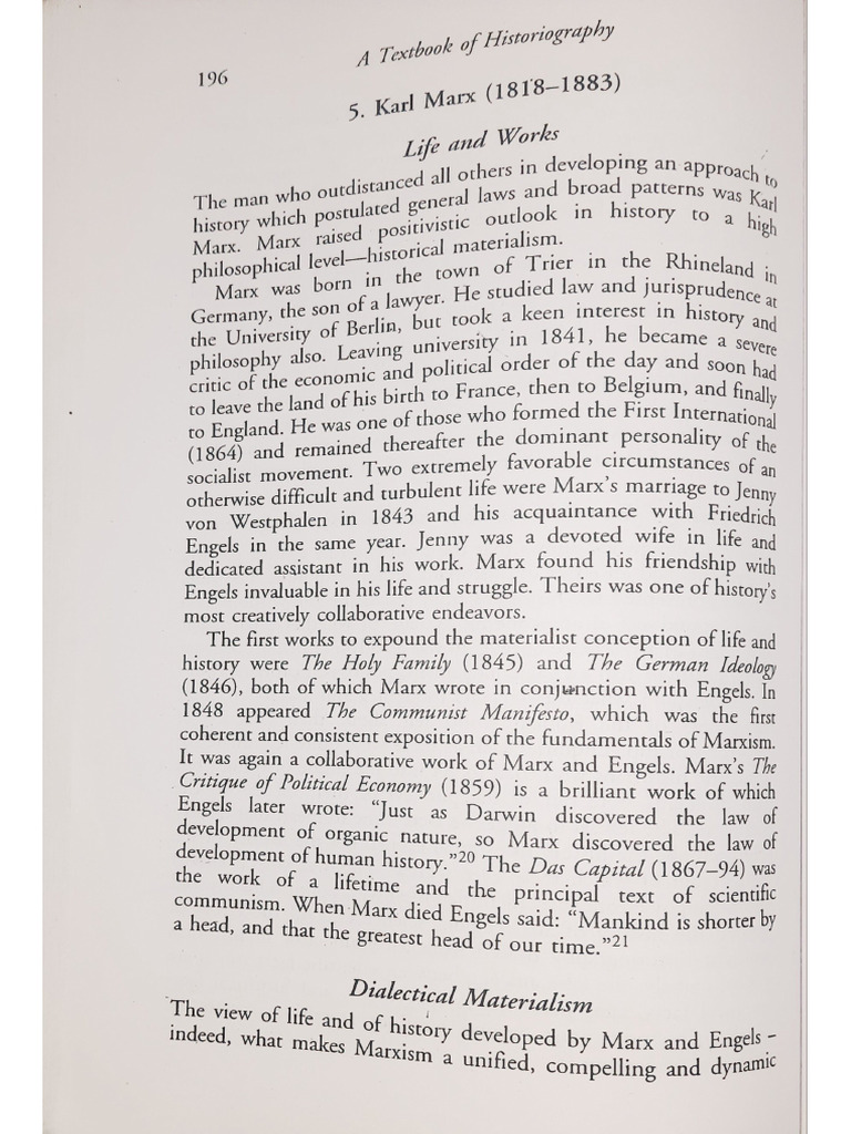 Karl Marx | PDF
