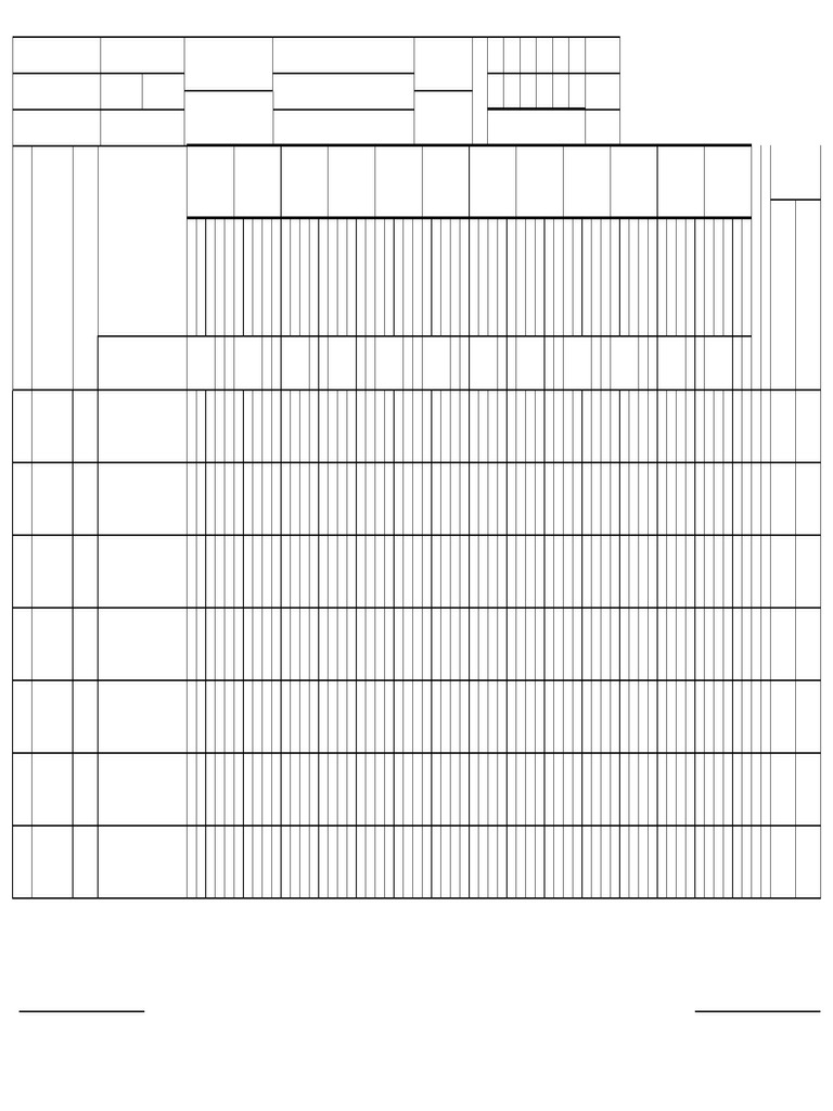 Tabulation - Sheet - Ten - Daffodil N | PDF