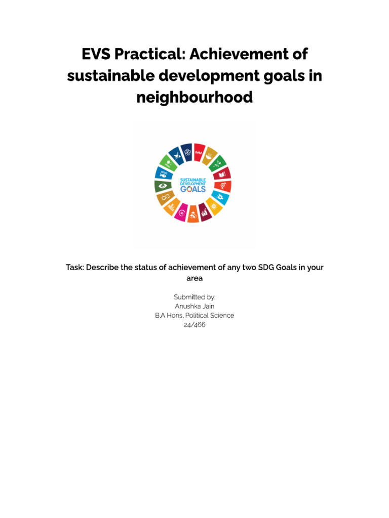Sdg Practical | PDF