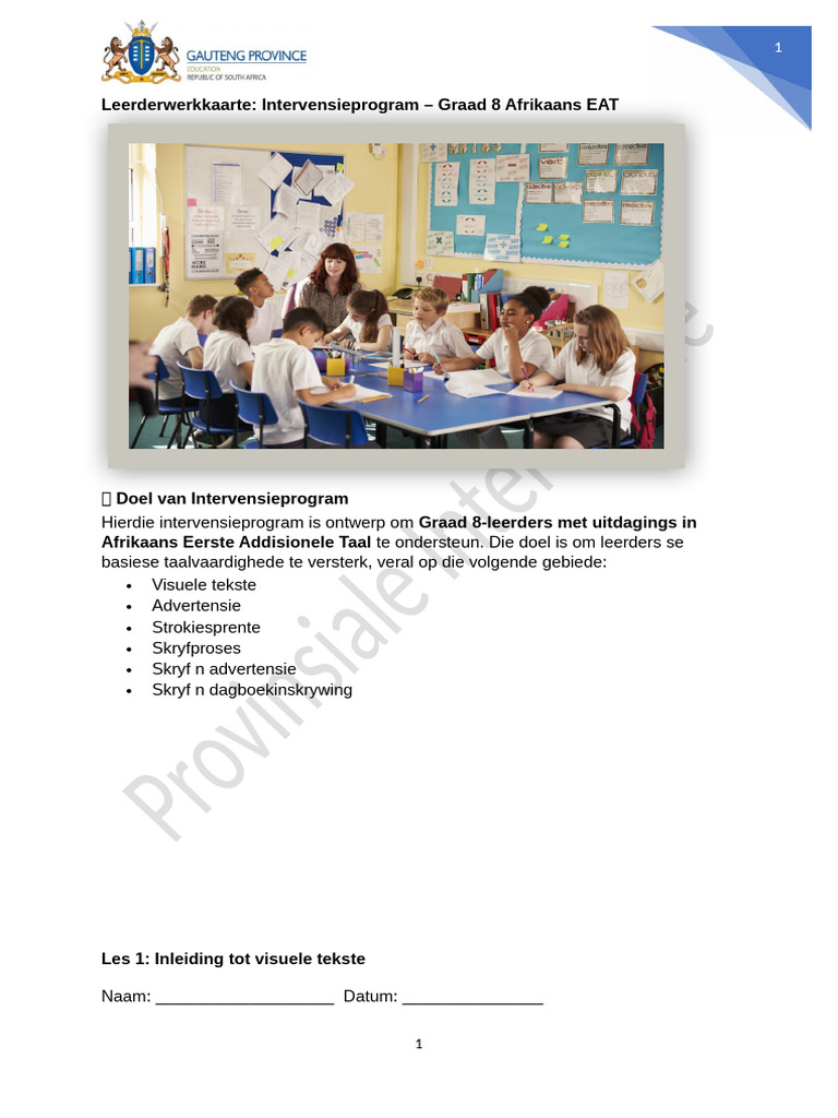 GR 08 LG Transaksionele Tekste en Die Visuele Teks | PDF