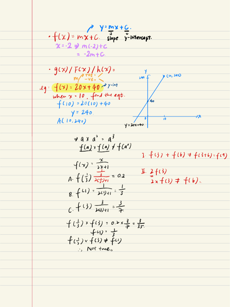 Chapter 4 Functions and Graph | PDF