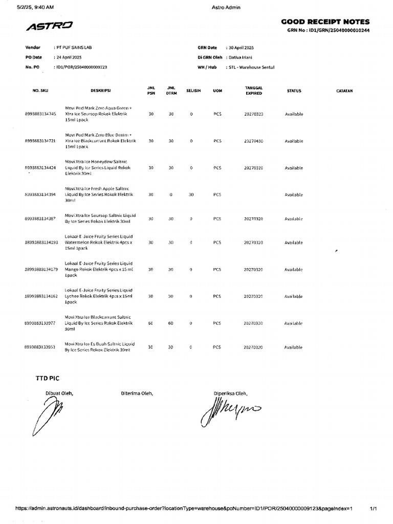 PT Puf Sains Lab | PDF