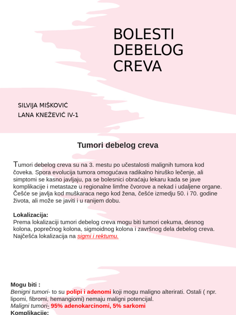 Bolesti Debelog Creva | PDF