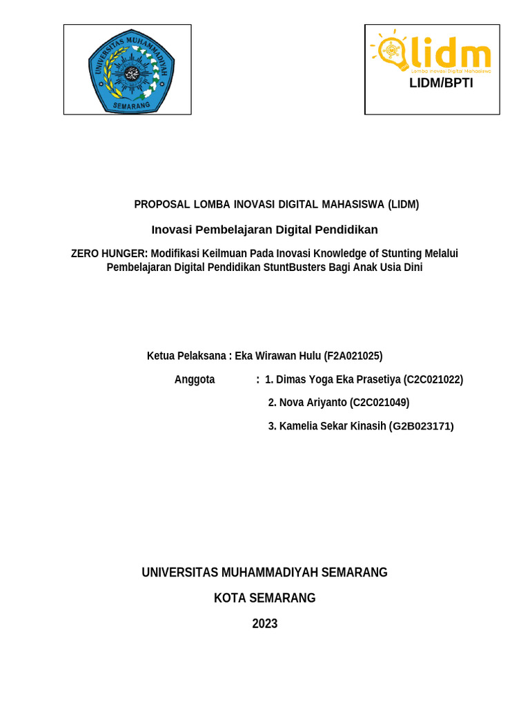 Inovasi Digital untuk Atasi Stunting Anak | PDF