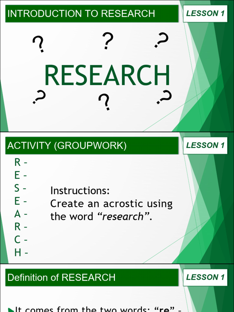 Nature and Importance of Research | PDF | Experiment | Science