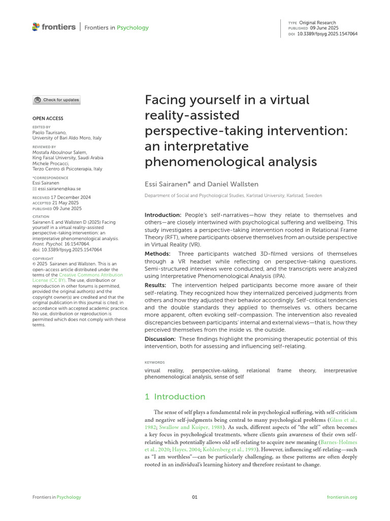 Facing Yourself | PDF | Cognition | Mental Processes