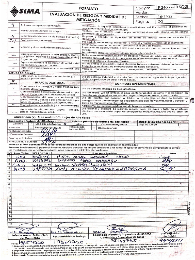 Impermeabilización 04-10-25 Operarios | PDF