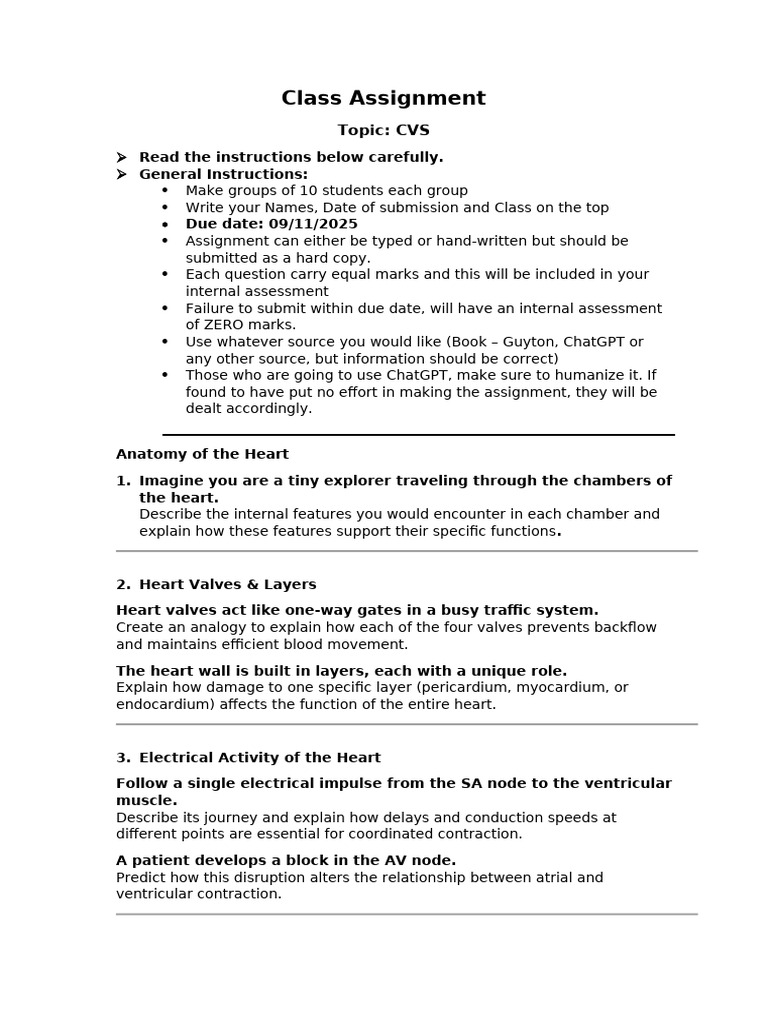 Cvs | PDF | Electrocardiography | Heart