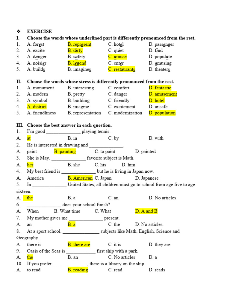 Practice Unit 1 FF7 | PDF | Linguistics