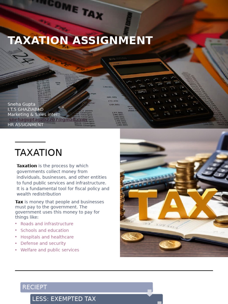 Sneha Gupta_ITS GZB Tax Assignmnt | PDF | Taxes | Life Insurance
