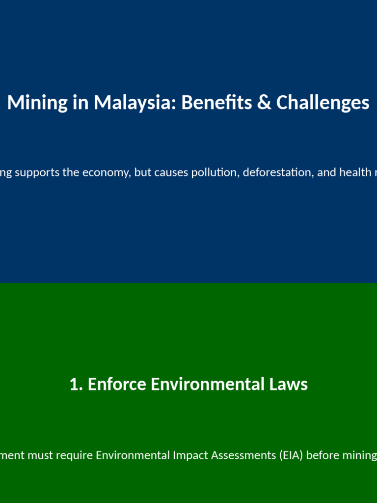Mining Negative Effects Malaysia | PDF