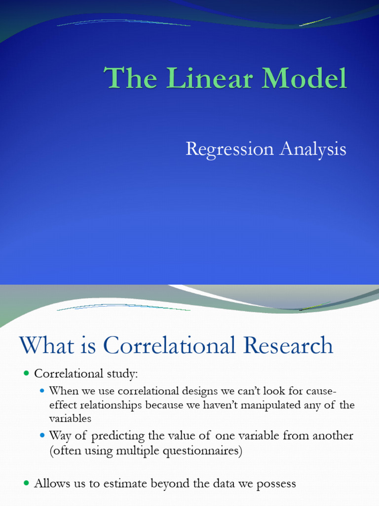 DS - 4 - Regression Analysis | PDF | Errors And Residuals | Linear Regression