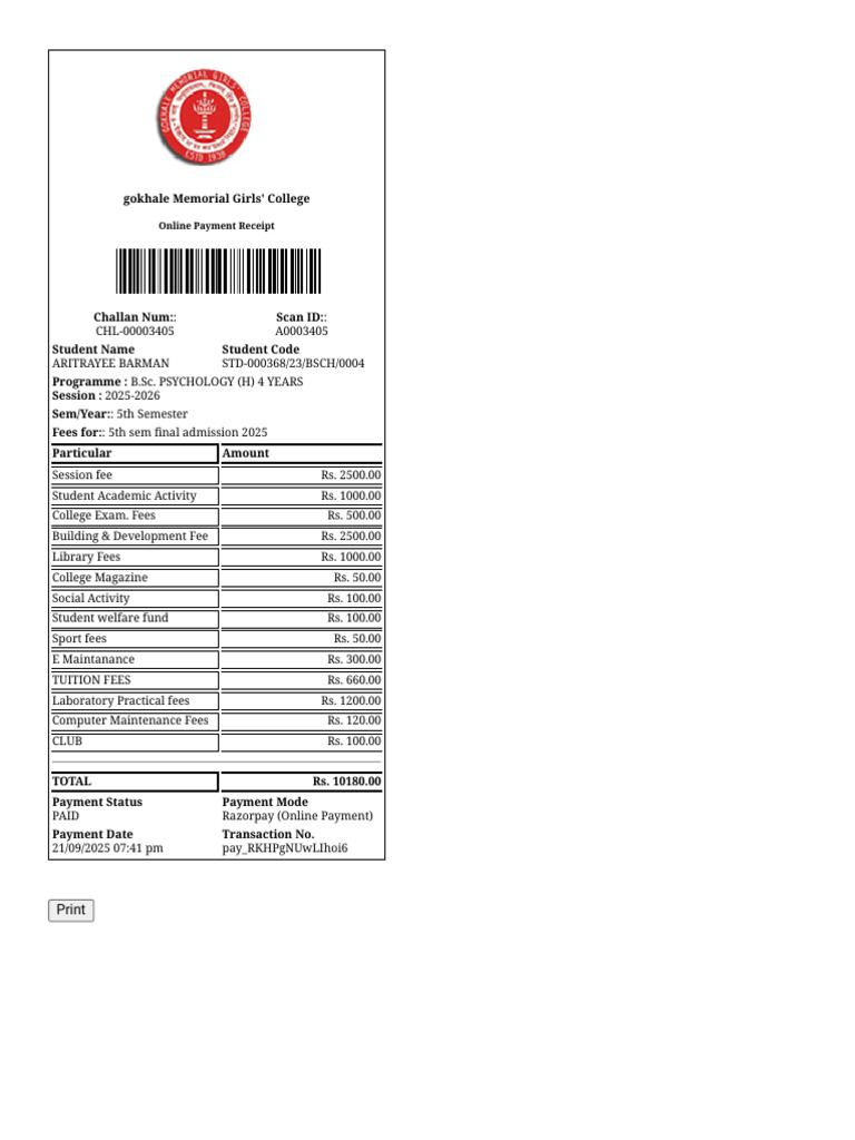 Online College Management System - (3) | PDF