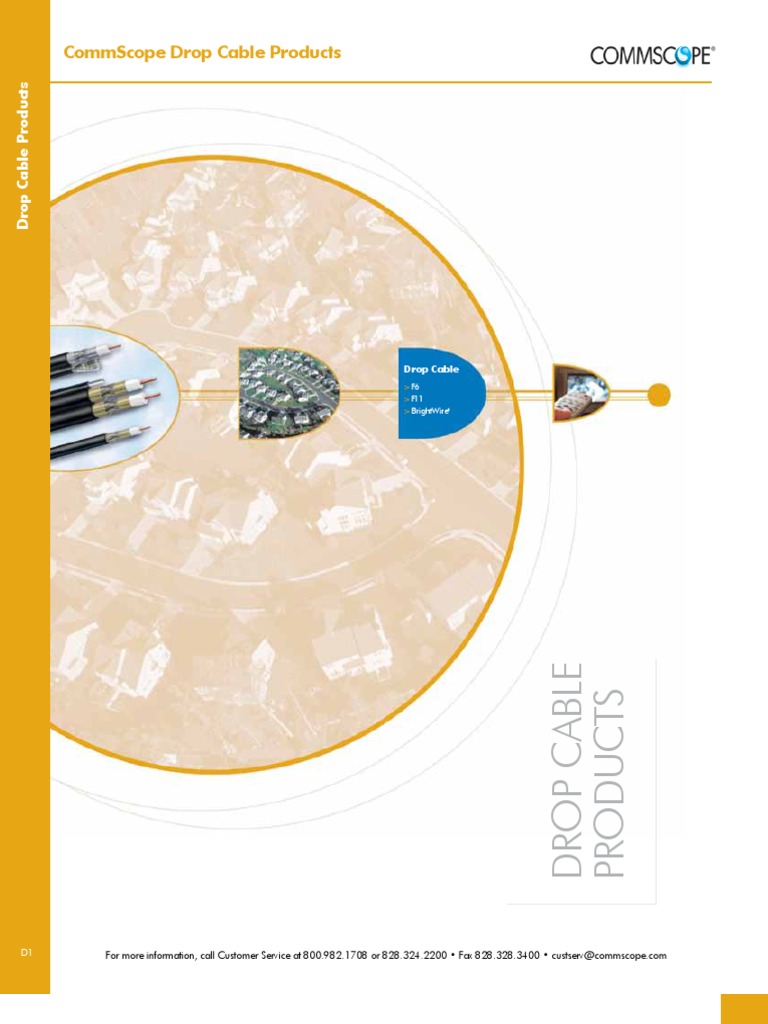Broadband Drop Cable | PDF | Coaxial Cable | Cable
