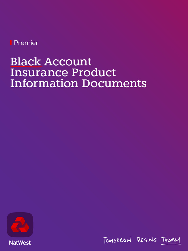 Black Account Travel Insurance Overview | PDF | Insurance