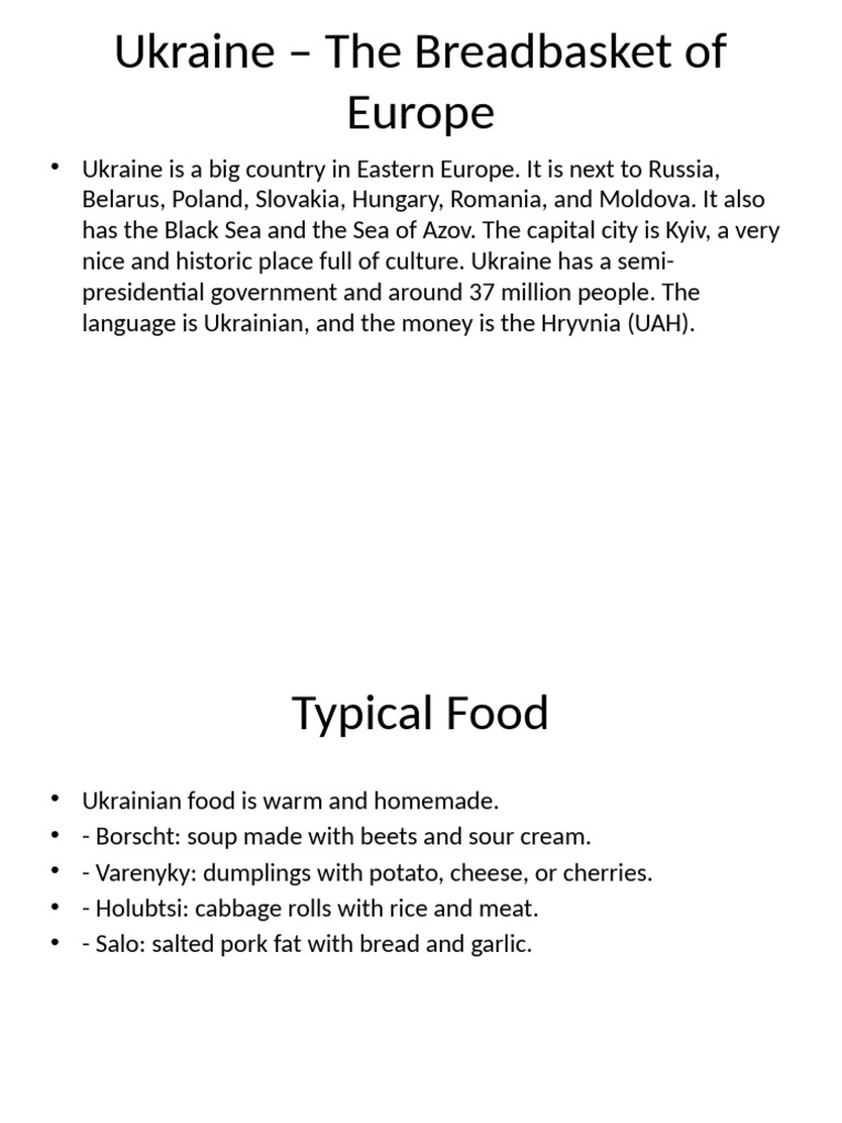 Ukraine School Presentation Miguel Angel Vega Gomez | PDF