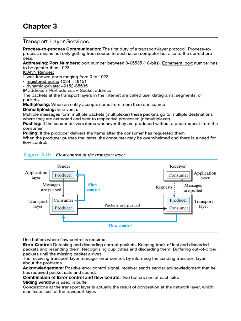 Chapter3 | PDF | Transmission Control Protocol | Port (Computer Networking)