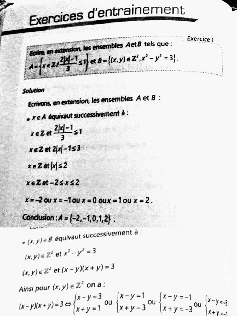 Pro-Math Les Ensembles - Compressed | PDF