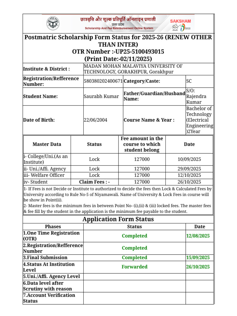 Application Form Status Details | PDF | Chess Theory | Chess