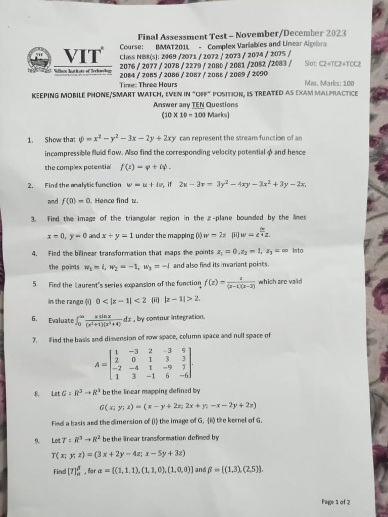 Bmat201l Fat C2 2023 2024 | PDF