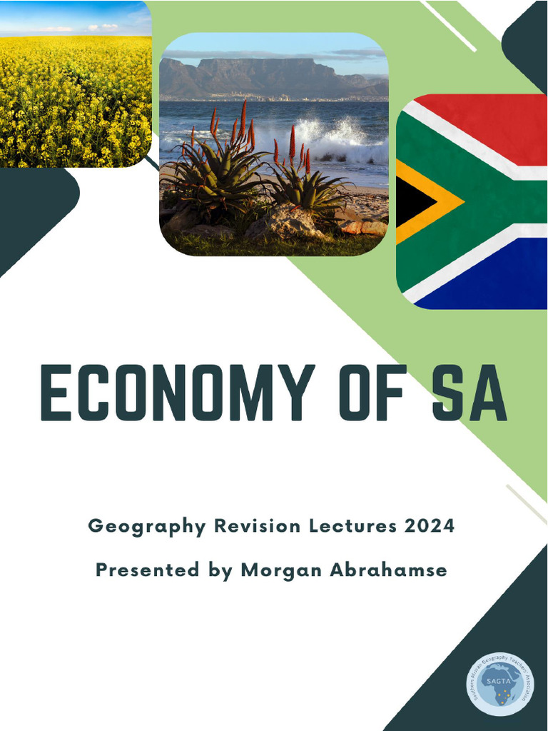 South Africa's Economic Sectors Overview | PDF | Rapeseed | Coal