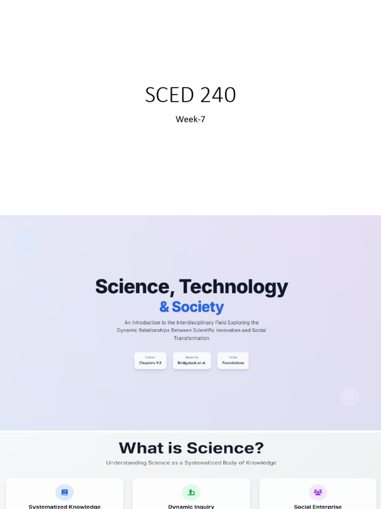 SCED 240w7 Students | PDF | Science | Plate Tectonics