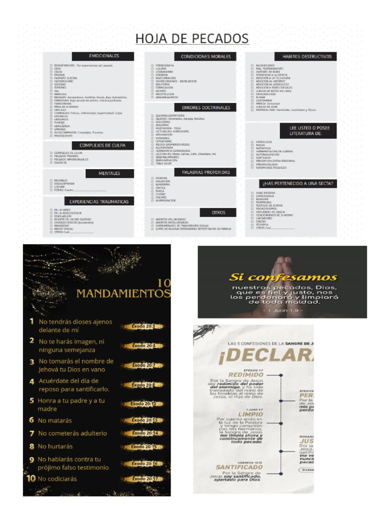 Hoja de Pecados (1) | PDF