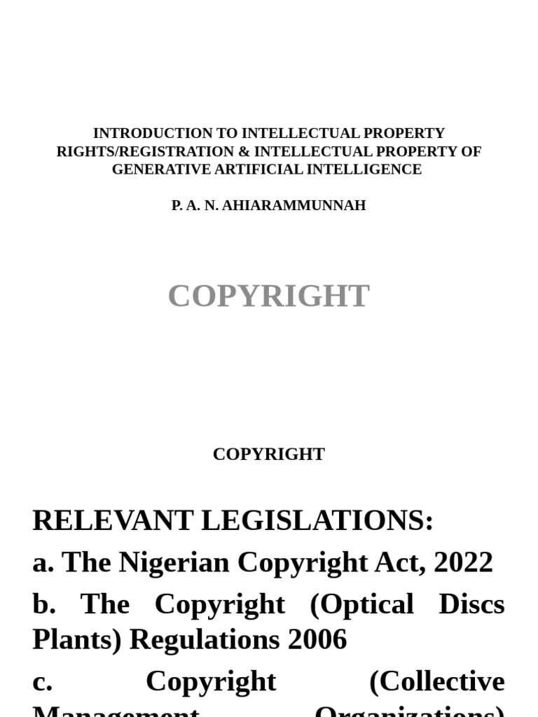 Copyright | PDF | Copyright | Artificial Intelligence