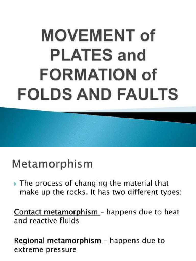Faults and Fold | PDF