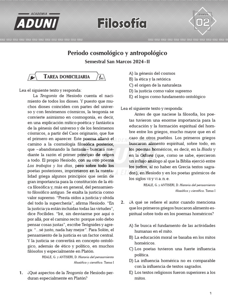 IF SSM Dom Sem02 | PDF | Sócrates | Esencia