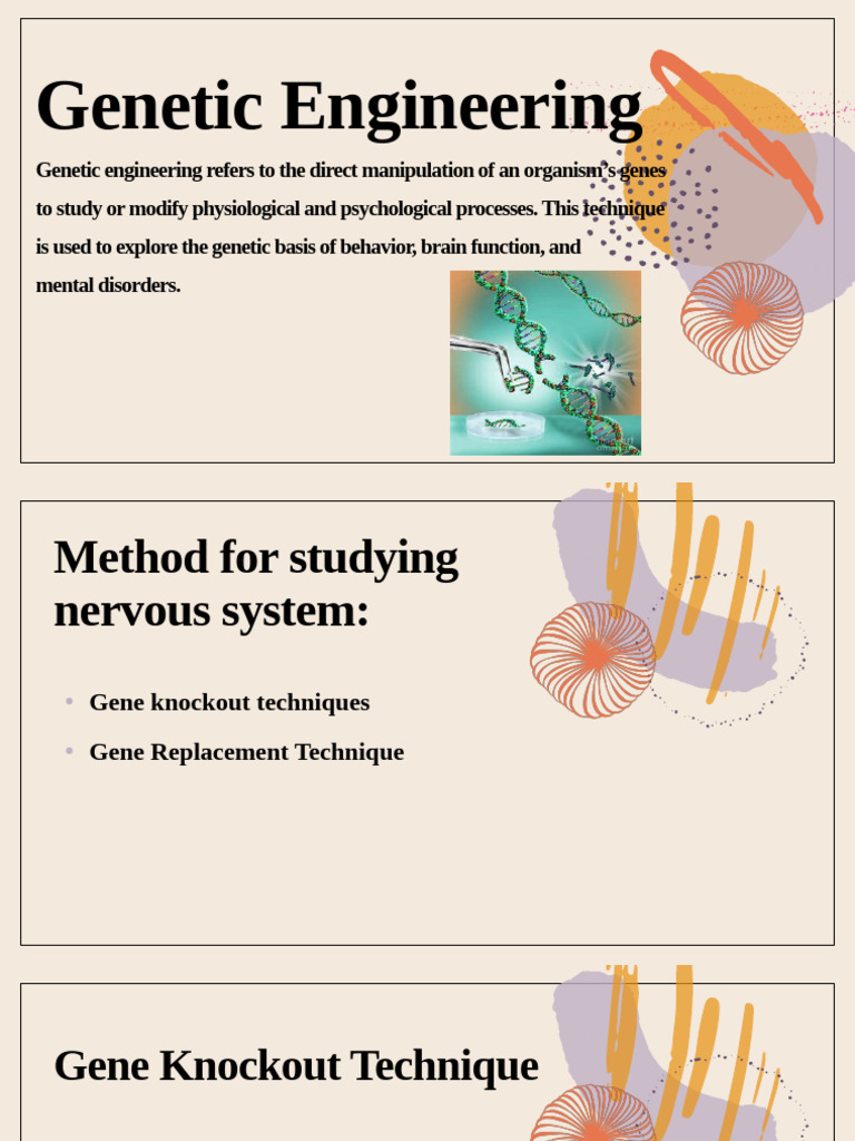 Genetic Engineering | PDF