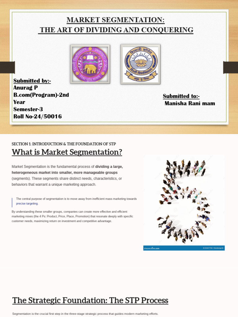 Segmentation | PDF | Market Segmentation | Marketing