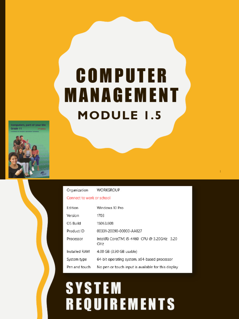 1_5 Computer management | PDF | Computer File | Computer Data Storage