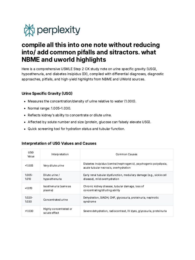 Compile All This Into One Note Without Reducing In | PDF | Medical ...