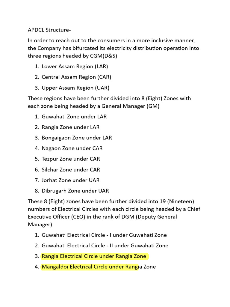 APDCL Structure | PDF | Chess | Chess Openings