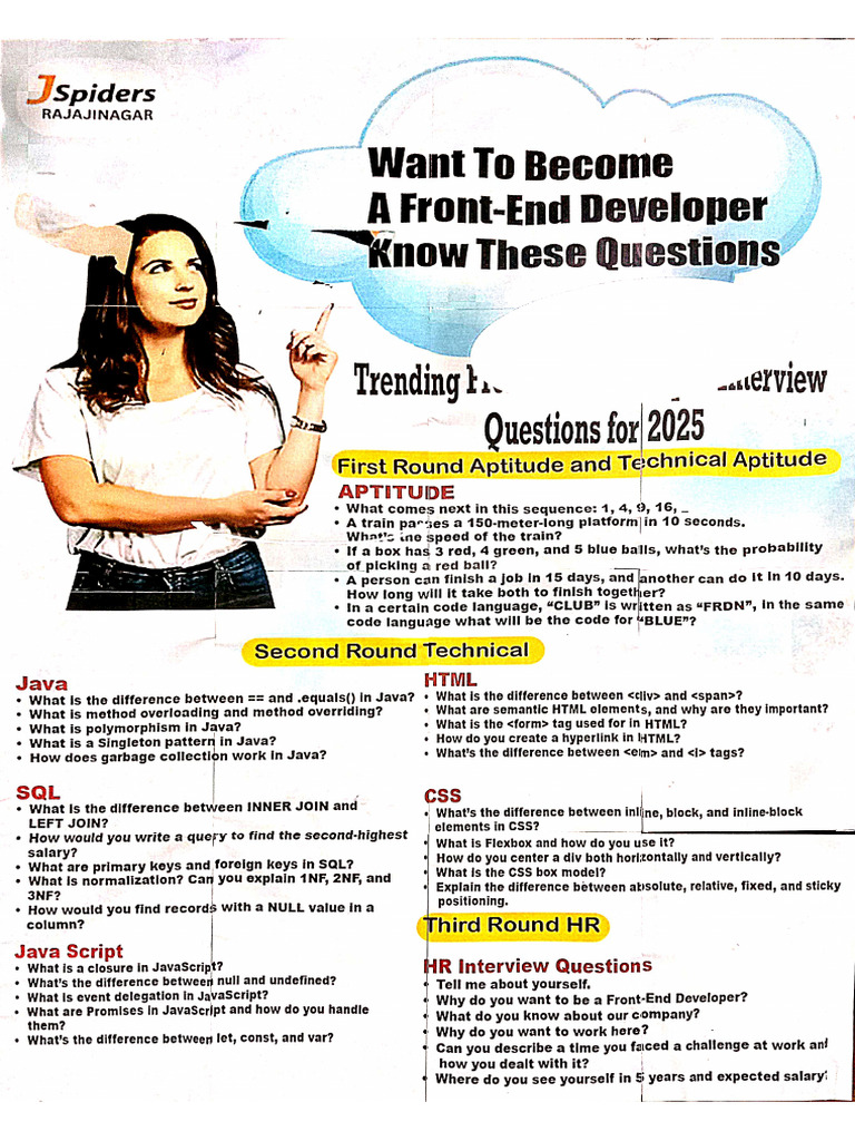 Interview Questions Pdf