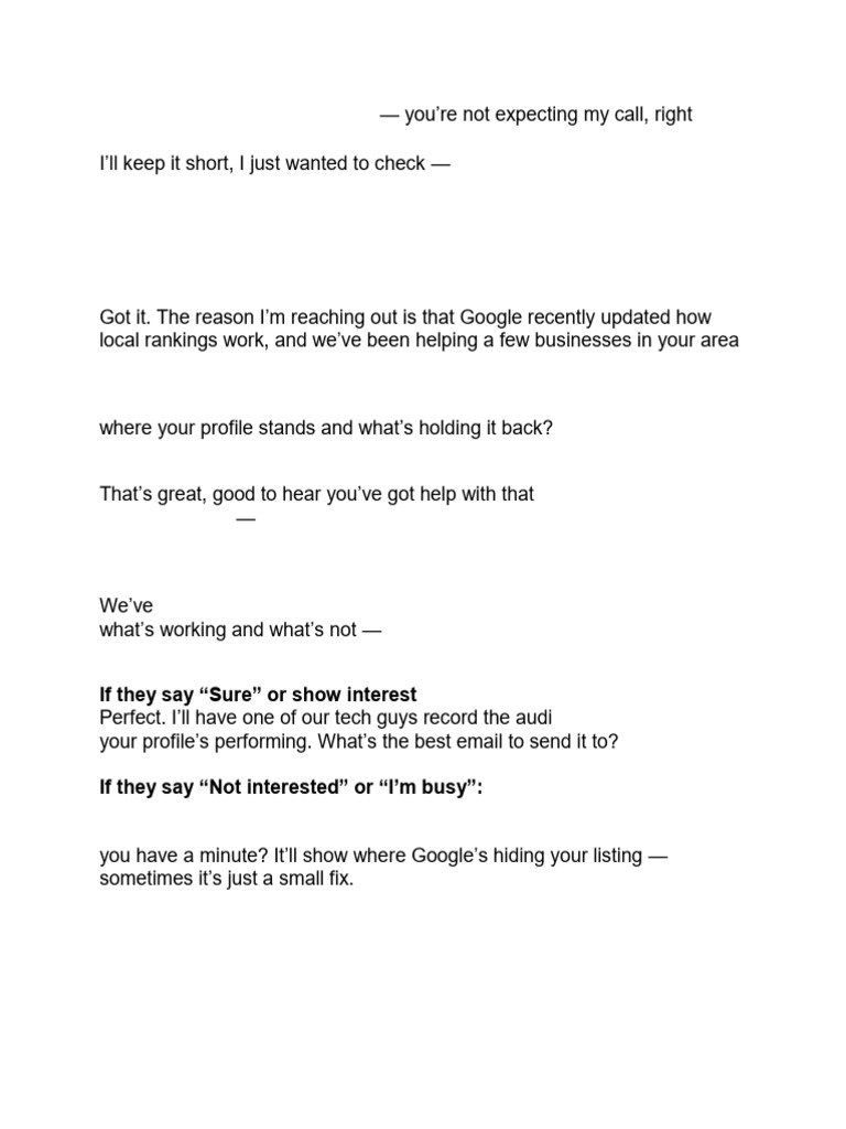 Pause, Light Chuckle If They Respond | PDF