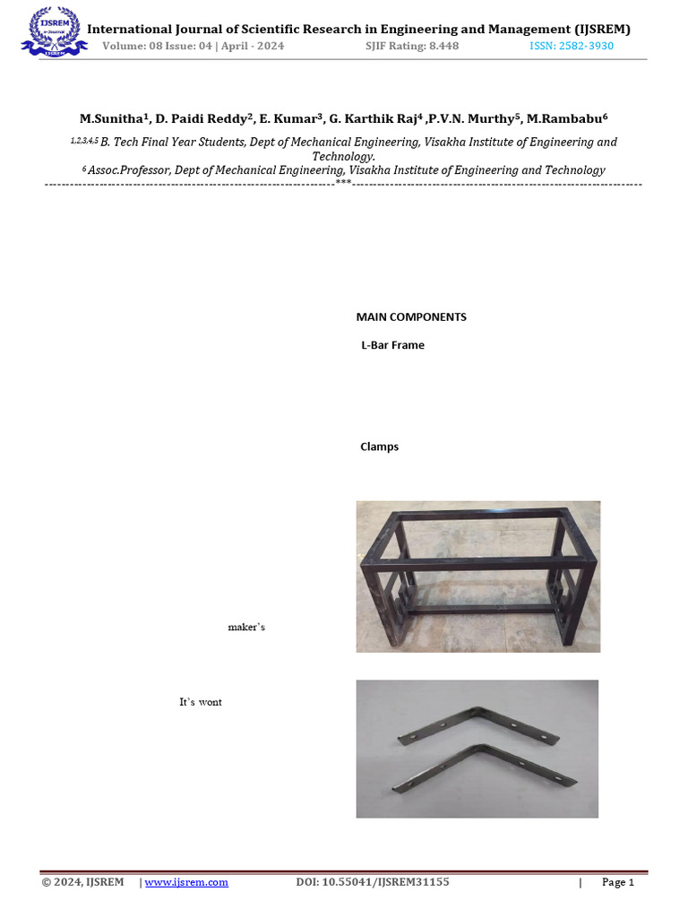 Automatic Motorized Bench Vice Design | PDF | Arduino | Computing