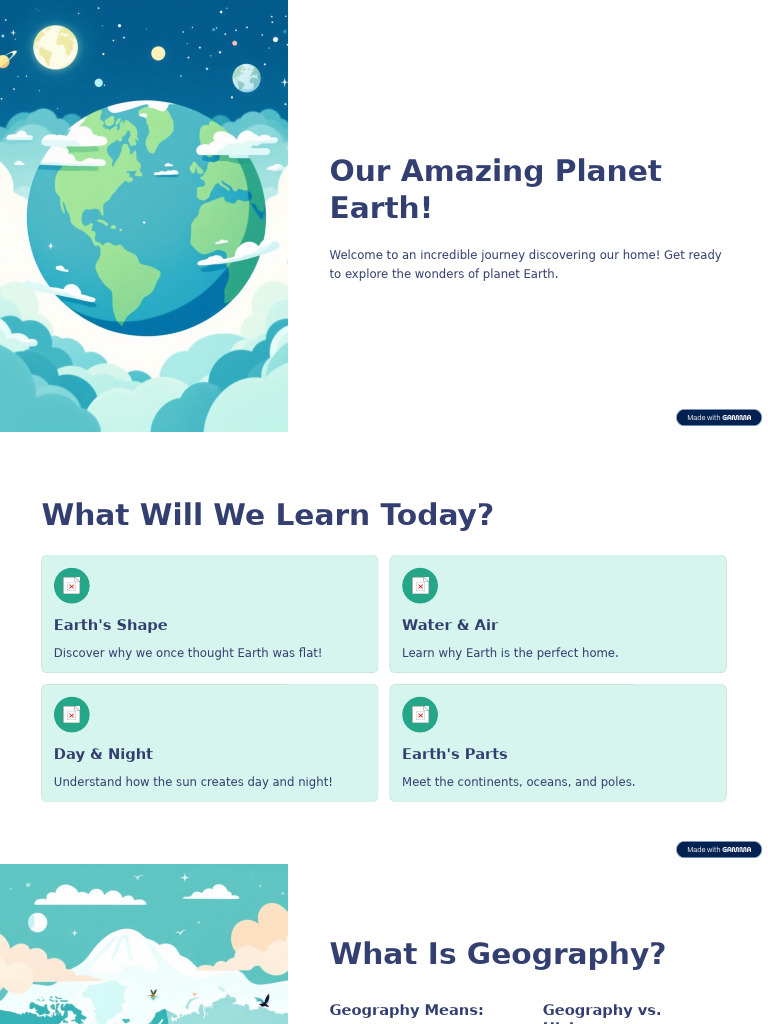 Our Amazing Planet Earth | PDF | Earth | Atmosphere Of Earth