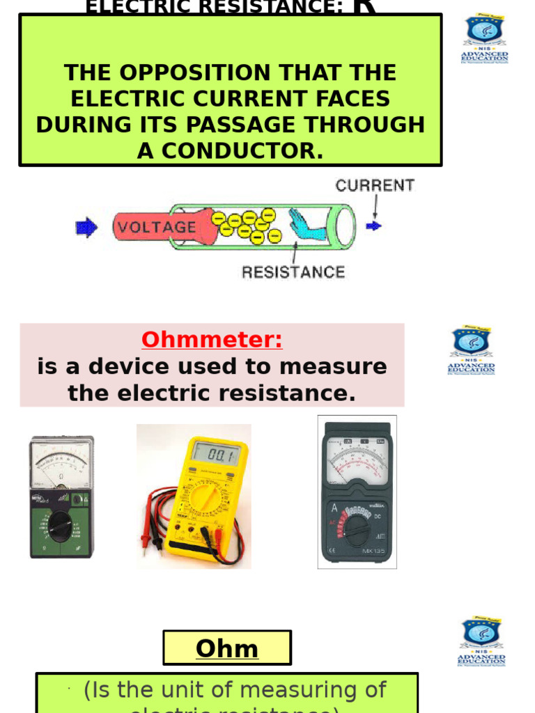Physical Properties of Electric Current. Part | PDF