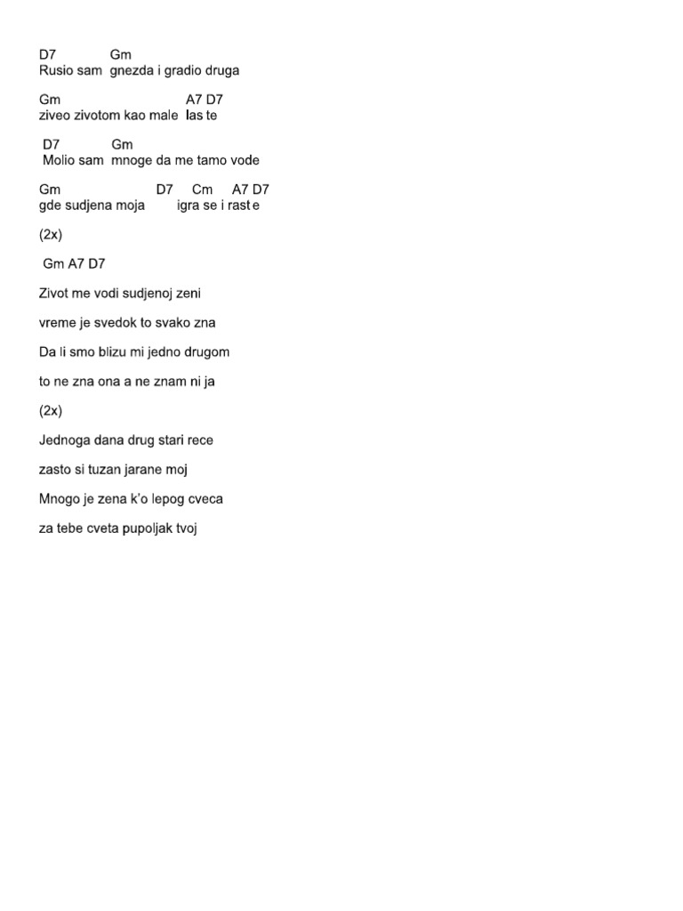 Rusio Sam Gnezda Saban Saulic | PDF
