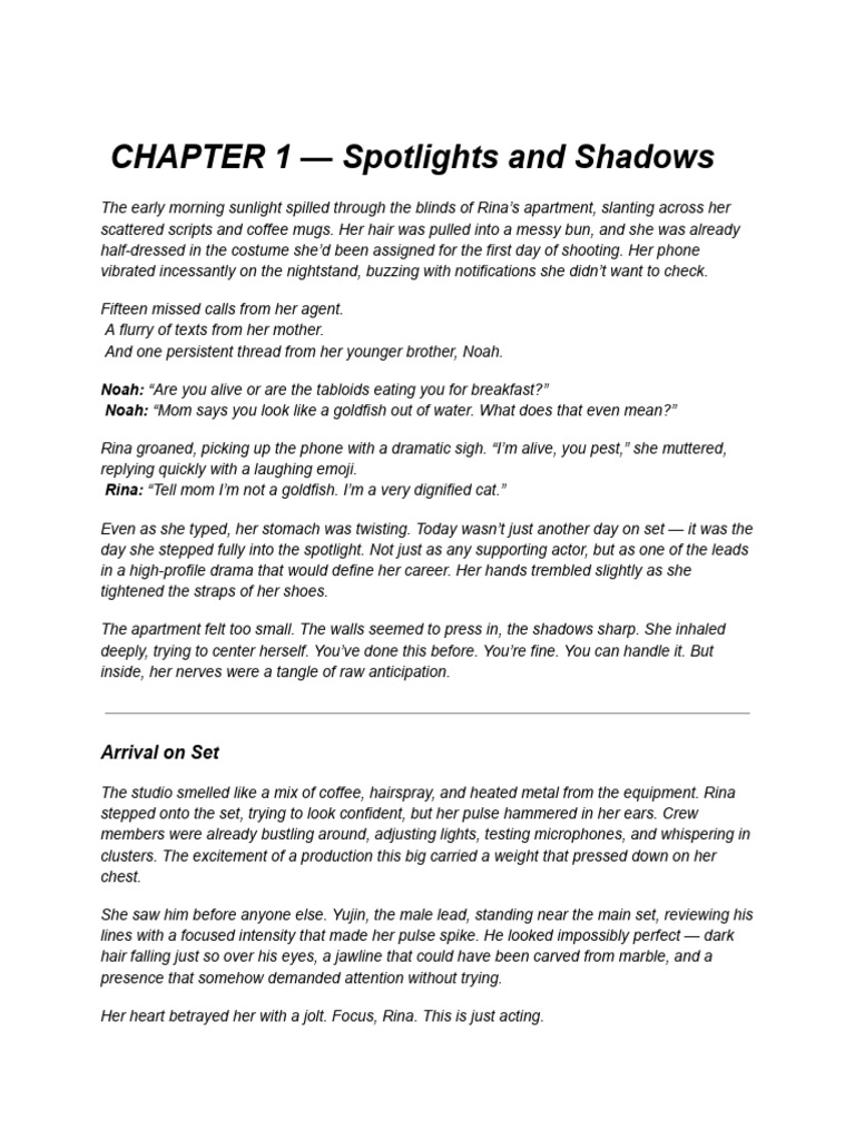 Under The Brightest Light CH 1 REVISED | PDF
