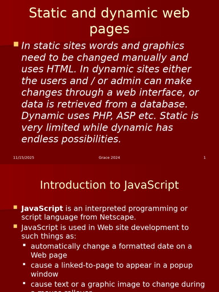 06 Javascript Notes-1 | PDF | Control Flow | World Wide Web