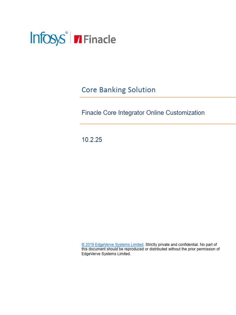 Finacle Core Integrator Online Customization | PDF | Ip Address ...