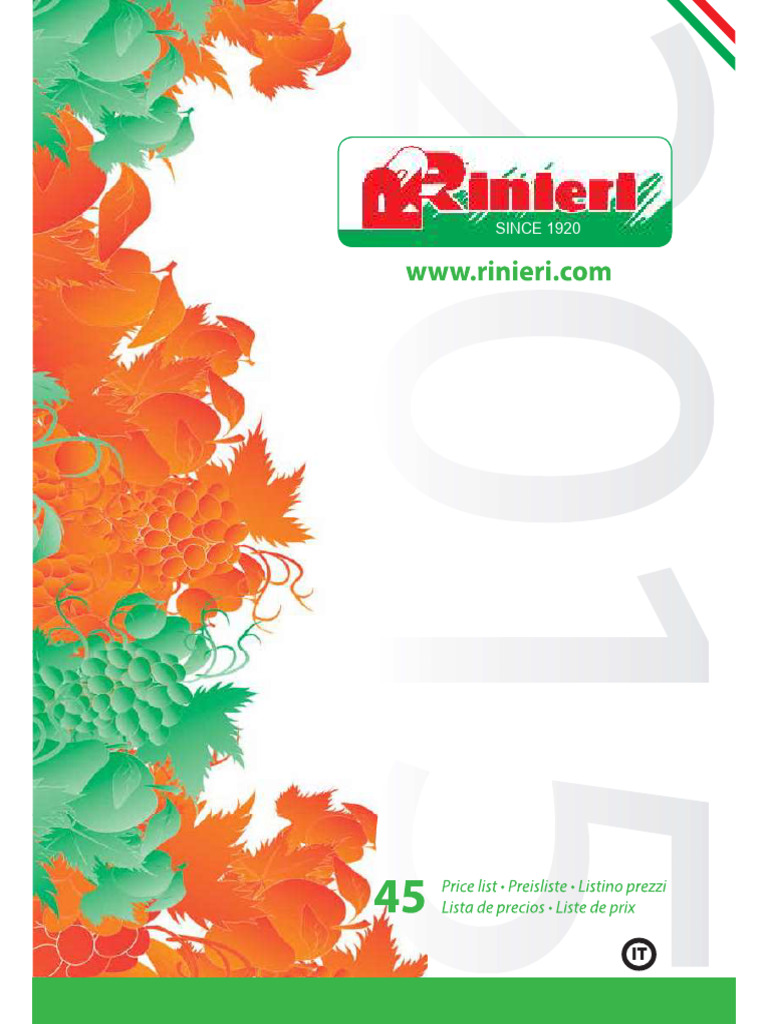 Rinieri: Storia e Innovazioni Agricole | PDF