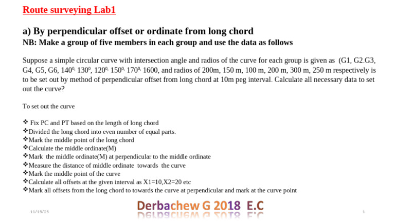 Setting Out | PDF