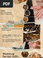 Musical Periods Timeline Overview | PDF | Classical Music | Musicology