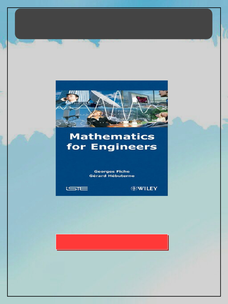 Mathematics for Engineers George Fische sample | PDF | Convolution | Random Variable