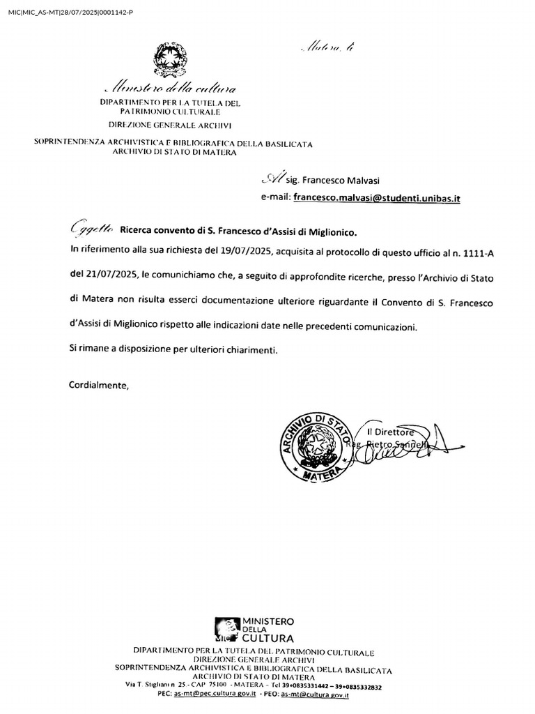 Richiesta - Malvasi0003 | PDF